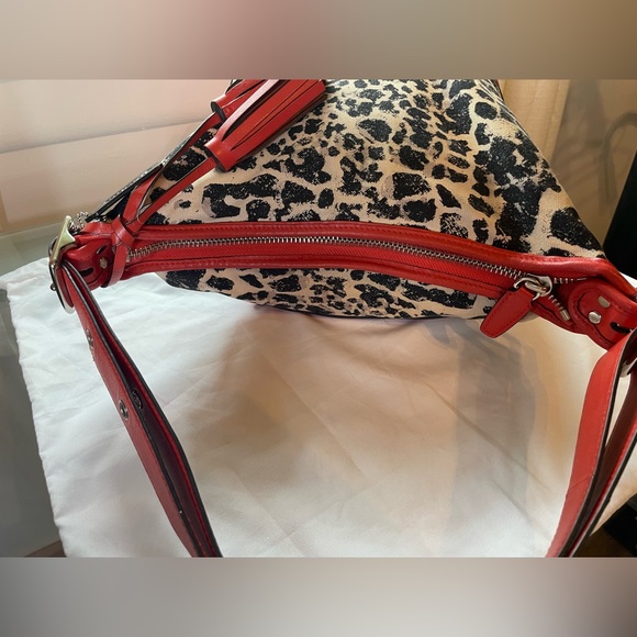 Coach | Bags | Coach Legacy Bag Ocelot Cheetah Print Duffle Leather ...